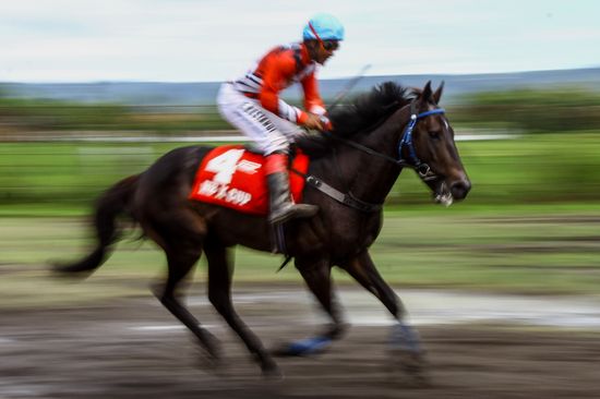 Jockey Spurring His Horse During 2022 Editorial Stock Photo - Stock ...