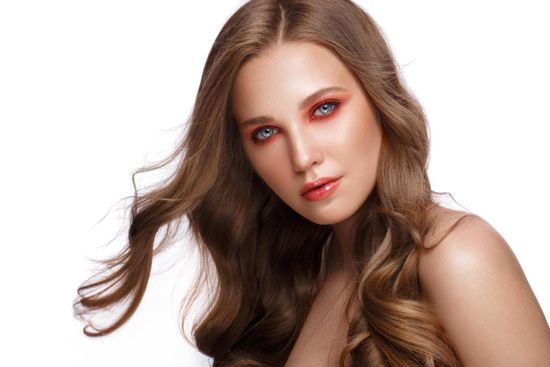 Beautiful Fresh Girl Perfect Skin Bright Editorial Stock Photo - Stock ...