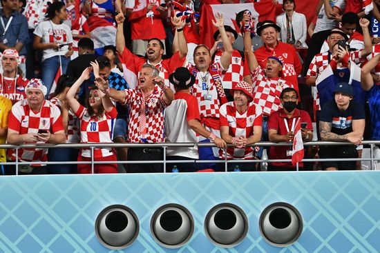Fans Croatia Cheer Stands Ahead Fifa Editorial Stock Photo - Stock ...