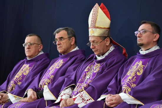 Bishop Zamosclubaczow Marian Rojek 2r During Editorial Stock Photo ...