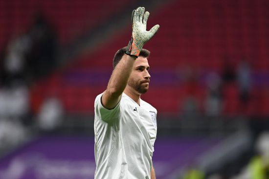 Goalkeeper Unai Simon Spain During Warm Editorial Stock Photo - Stock ...