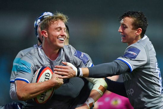 Sam Harris Bath Rugby Celebrates Scoring Editorial Stock Photo - Stock ...