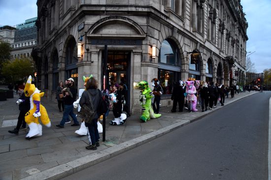 Furries On Streets London Editorial Stock Photo - Stock Image ...