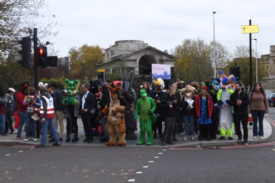 Furries On Streets London Editorial Stock Photo - Stock Image ...