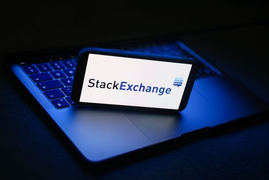 Stack Exchange Logo Displayed On Phone Editorial Stock Photo - Stock ...