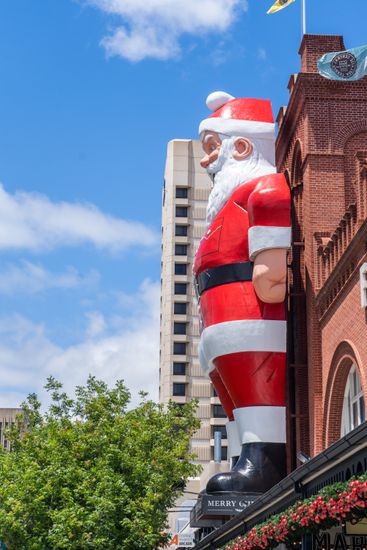 16 Metre Giant Jolly Father Christmas Editorial Stock Photo - Stock ...