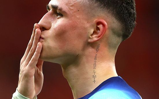 Phil Foden England Tattoo On His Editorial Stock Photo - Stock Image ...