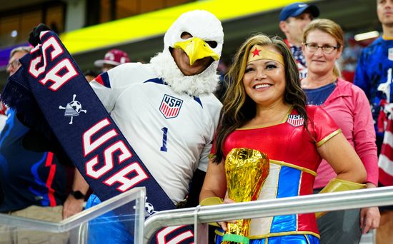 Usa Fan Dressed Wonder Woman Editorial Stock Photo - Stock Image ...