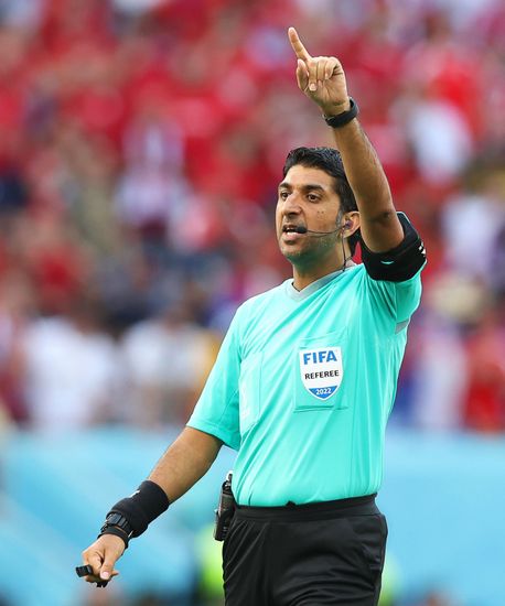 Emirati Referee Mohammed Abdulla Gestures During Editorial Stock Photo ...