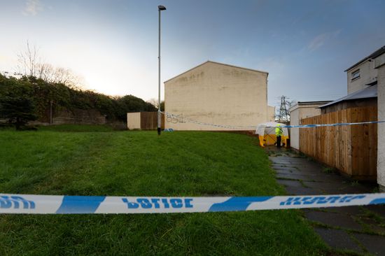 Cordoned Off Area Behind House Where Editorial Stock Photo - Stock ...