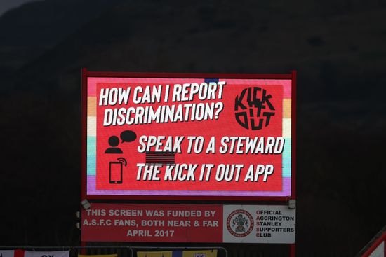 Kick Out Campaign Shown On Large Editorial Stock Photo - Stock Image ...