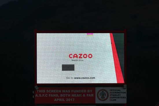 Cazoo Advert Shown On Large Stadium Editorial Stock Photo - Stock Image ...