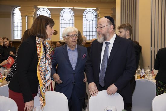 Labour Mp Rachel Reeves Chief Rabbi Editorial Stock Photo - Stock Image ...