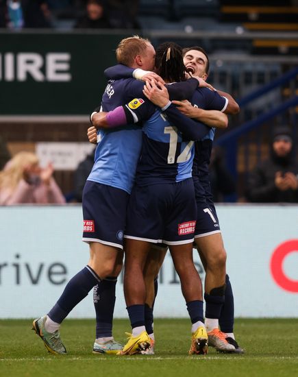 Garath Mccleary Wycombe Wanderers 12 Celebrates Editorial Stock Photo ...