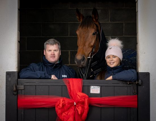Trainer Gordon Elliott Groom Rachel Egan Editorial Stock Photo - Stock ...