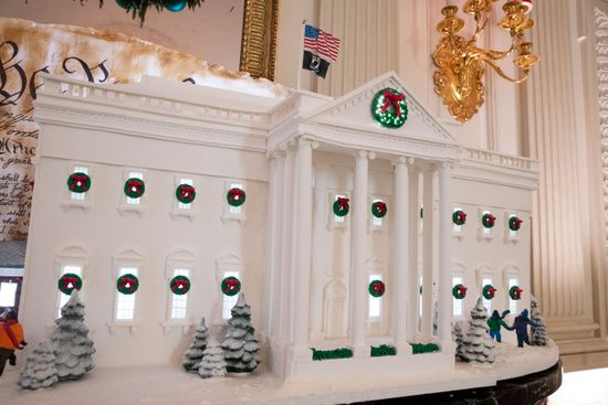 Gingerbread White House Creation Including 20 Editorial Stock Photo ...
