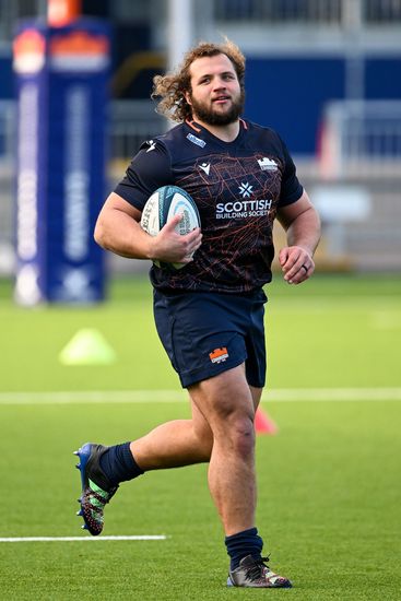 Edinburghs Pierre Schoeman During Training Visual Editorial Stock Photo ...