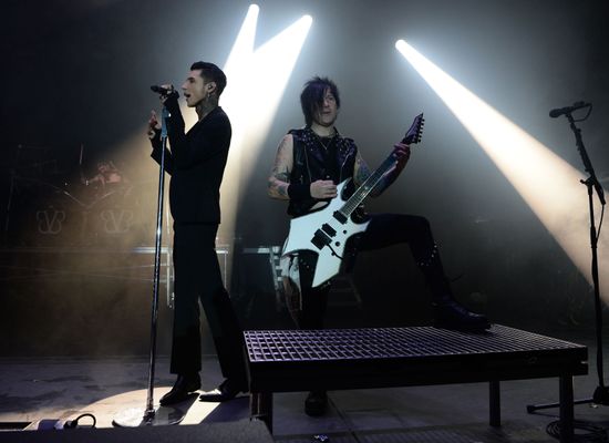 Andy Biersack Jeremy Miles Ferguson Black Editorial Stock Photo - Stock ...