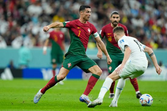 Cristiano Ronaldo Centreforward Portugal Actyion During Editorial Stock ...
