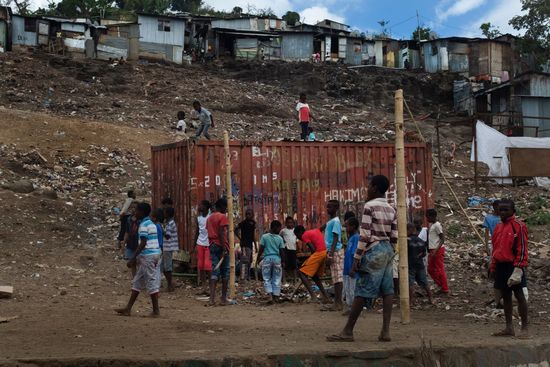 Slum Mayotte French Archipelago Indian Ocean Editorial Stock Photo ...