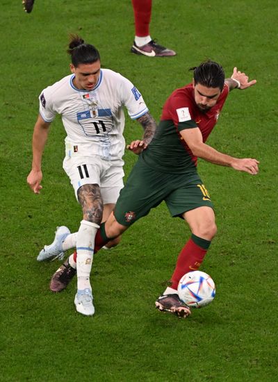 Ruben Neves R Portugal Vies Darwin Editorial Stock Photo - Stock Image ...