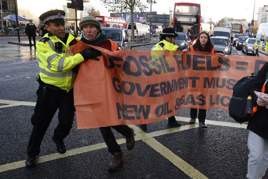 Police Attempt Stop Activists Just Stop Editorial Stock Photo - Stock ...