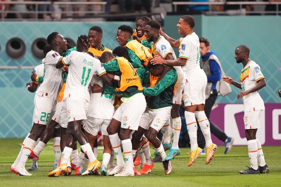 Sarr Senegal Celebrates His Goal His Editorial Stock Photo - Stock ...