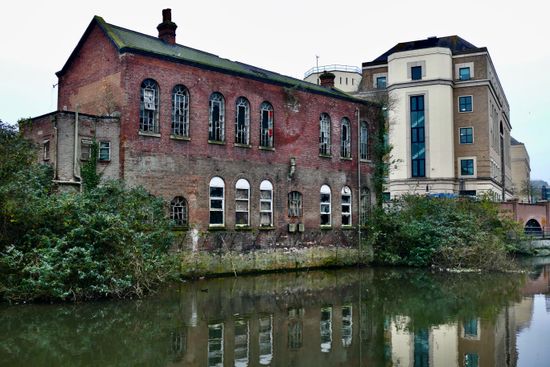 Old Abandoned Gas Works Building That Editorial Stock Photo - Stock ...