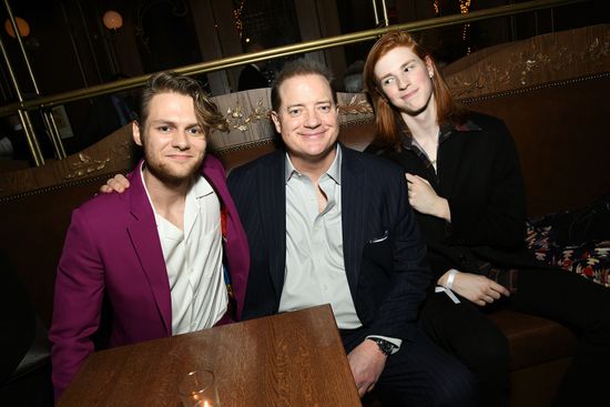 Ty Simpkins Brendan Fraser Holden Fraser - Foto de stock de contenido ...