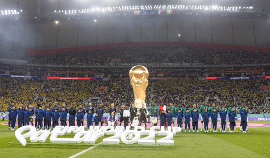 Prematch Ceremony During World Cup Match Editorial Stock Photo - Stock ...