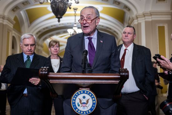 Democratic Senate Majority Leader Chuck Schumer Editorial Stock Photo ...
