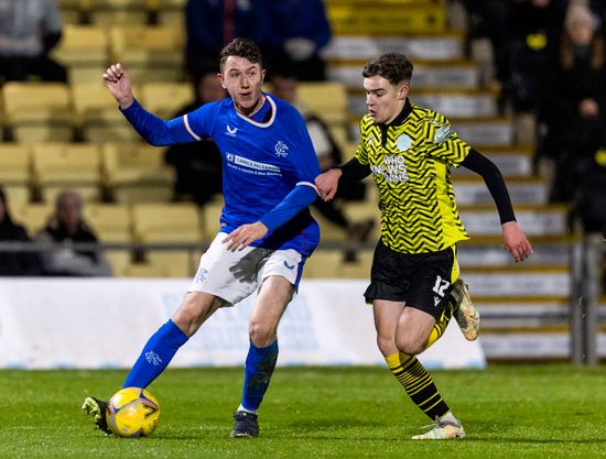 Rangers B Team Midfielder Connor Allan Editorial Stock Photo - Stock ...