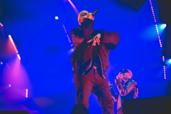 Italian Rapper Luche Performs Live Palapartenope Editorial Stock Photo ...