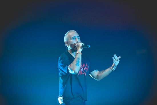 Italian Rapper Luche Performs Live Palapartenope Editorial Stock Photo ...