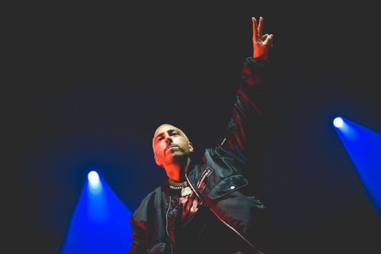 Italian Rapper Luche Performs Live Palapartenope Editorial Stock Photo ...