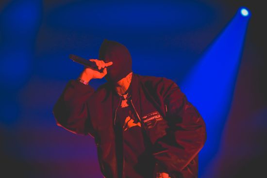 Italian Rapper Luche Performs Live Palapartenope Editorial Stock Photo ...