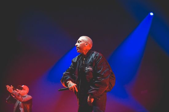 Italian Rapper Luche Performs Live Palapartenope Editorial Stock Photo ...