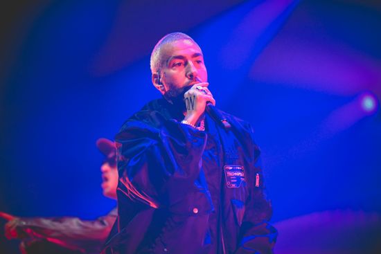 Italian Rapper Luche Performs Live Palapartenope Editorial Stock Photo ...