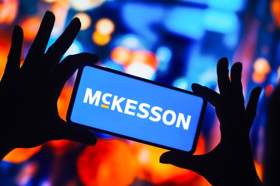 This Photo Illustration Mckesson Corporation Logo Editorial Stock Photo ...