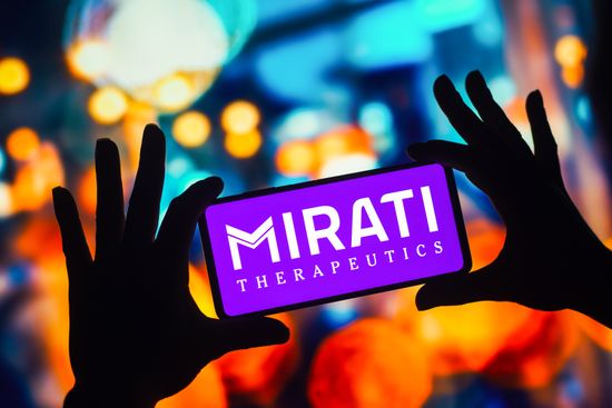 This Photo Illustration Mirati Therapeutics Logo Editorial Stock Photo ...