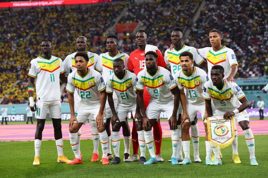 Senegal Team Group Lineup Sen Football Editorial Stock Photo - Stock ...