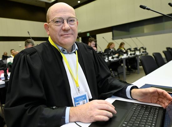 Lawyer Adrien Masset Pictured Composition Jury Editorial Stock Photo ...