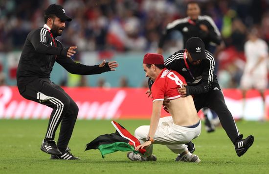 Security Detain Pitch Invader During Fifa Editorial Stock Photo - Stock ...