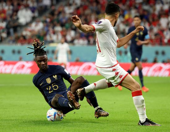 Eduardo Camavinga L France Vies Ball Editorial Stock Photo - Stock ...
