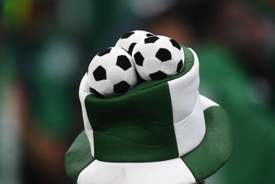 Saudi Fan Wears Their National Color Editorial Stock Photo - Stock ...