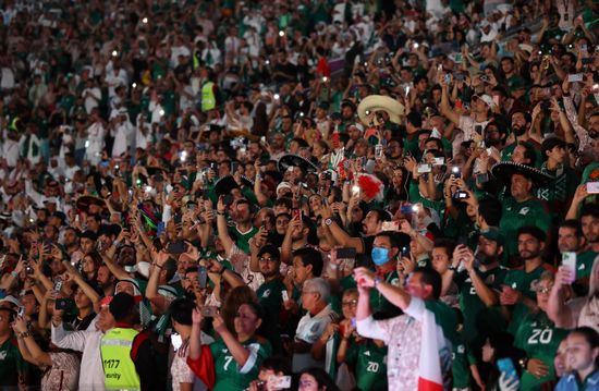Fans Mexico Attend Fifa World Cup Editorial Stock Photo - Stock Image ...
