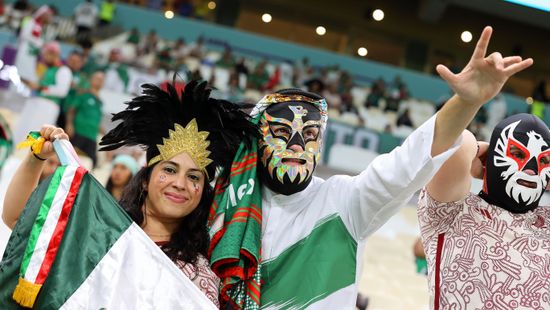 Fans Mexico Cheer Prior Fifa World Editorial Stock Photo - Stock Image ...
