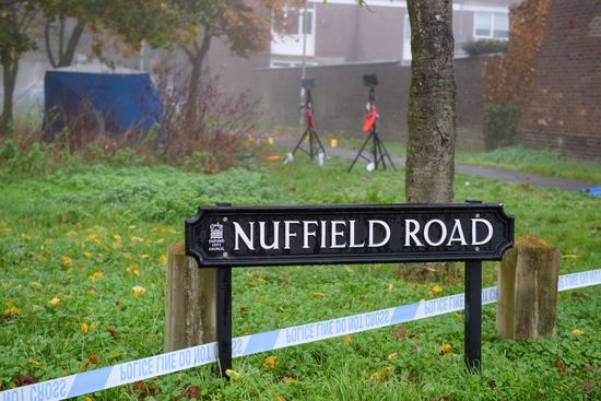 Police Forensic Tent Evidence Identification Markers Editorial Stock ...