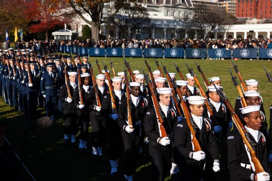 Ceremonial Units Us Navy Air Force Editorial Stock Photo - Stock Image ...