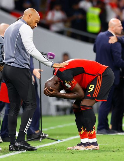 Belgiums Assistant Coach Thierry Henry L Editorial Stock Photo - Stock ...